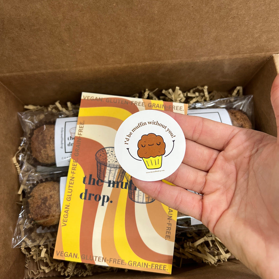 “Muffin Without You” Merch : Pack of 5 Stickers – The Muffin Drop